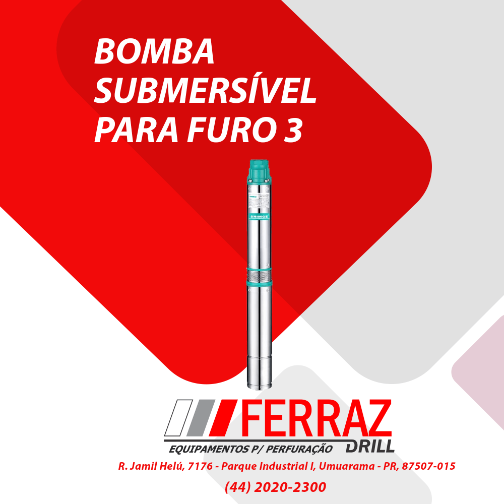 Ferraz Drill | Equipamentos para Perfuração - Bomba submersível para ...