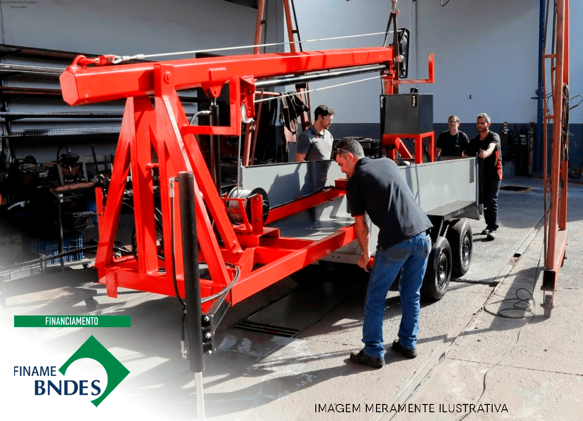 Ferraz Drill | Equipamentos para Perfuração - Guincho Hidráulico FD2t.